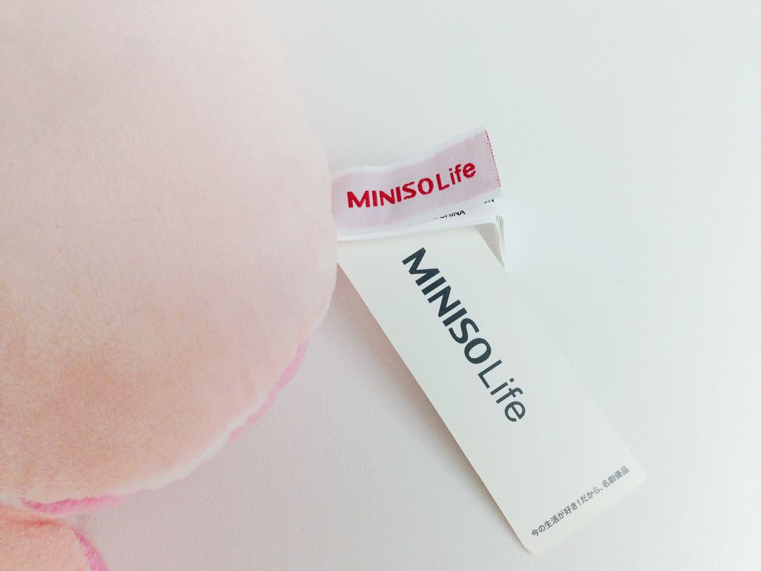 Miniso Cute Pale Pink Pig Neck Pillow with Eyepatch, Babies & Kids ...