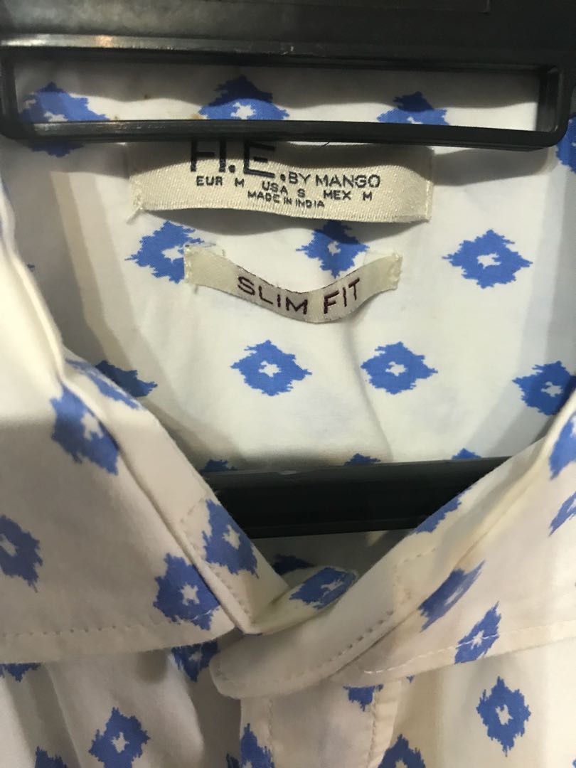 MNG Man Shirt, Men's Fashion, Tops & Sets, Formal Shirts on Carousell