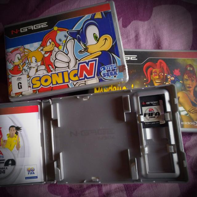 Nokia N-Gage Games (Set of 4) - Fifa 2004, Sonic N, Pandemonium, The ...