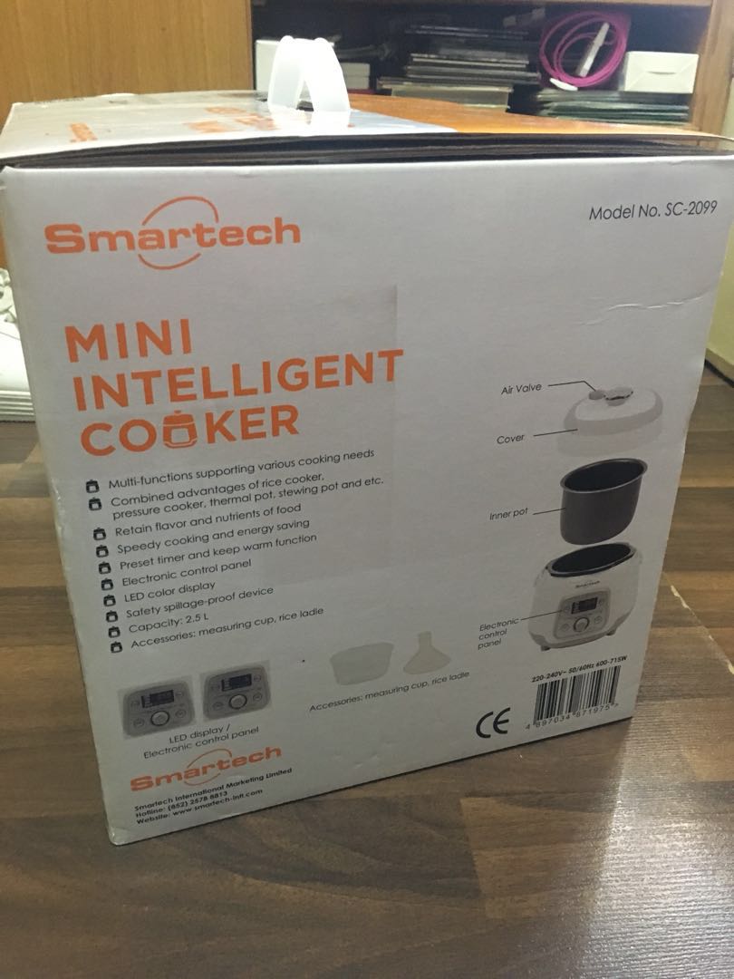 Smartech Mini intelligent cooker, 電視及其他電器 , 廚房用具, 鍋具 - Carousell