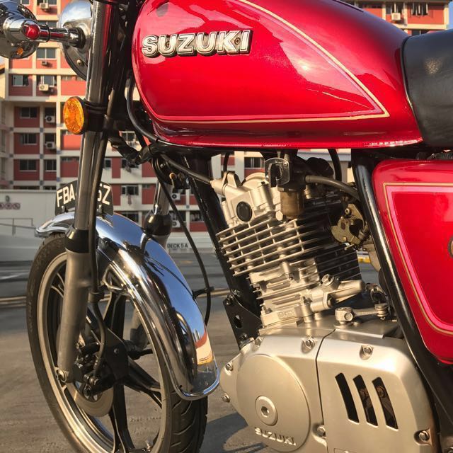 Suzuki GN125, Motorcycles, Motorcycles for Sale, Class 2B on Carousell