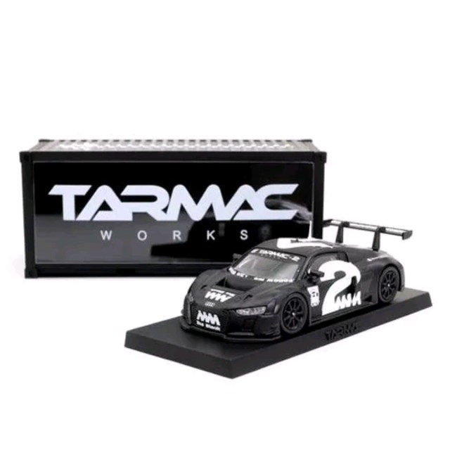Tarmac Works 1/64 Audi R8 LMS & Display Container by Eric Kot (White ...