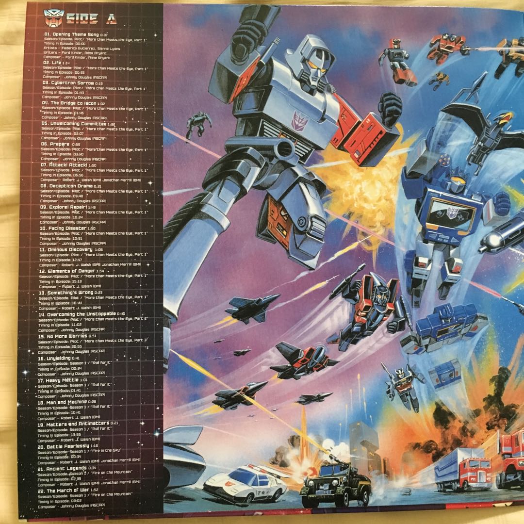 Transformers Vinyl Record - HASBRO STUDIOS PRESENTS '80S TV CLASSICS ...