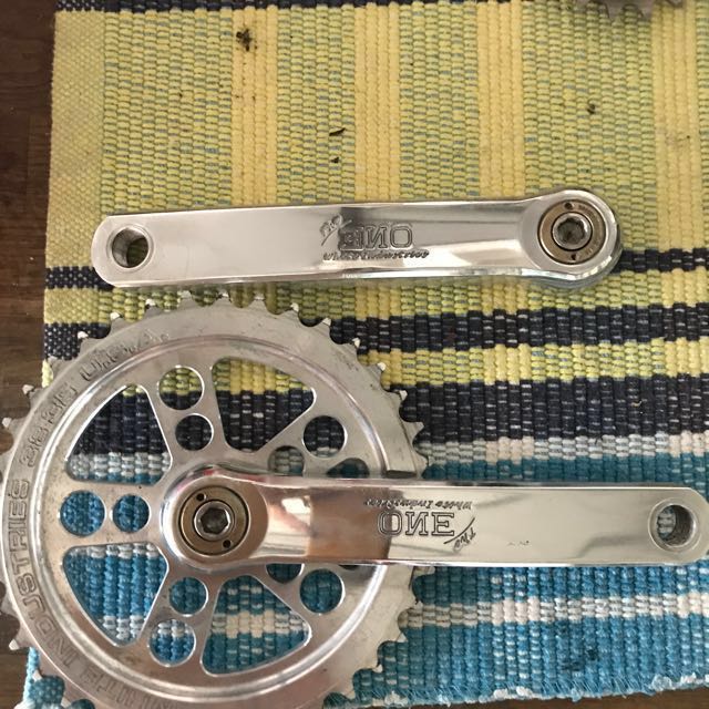 White Industries ENO 155mm crankset Dos 38/35 Chainrings, Sports ...