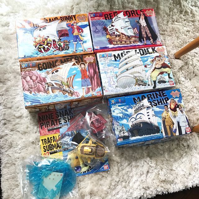[#1-7] AUTHENTIC One Piece Grand Ship Collection , Hobbies & Toys ...