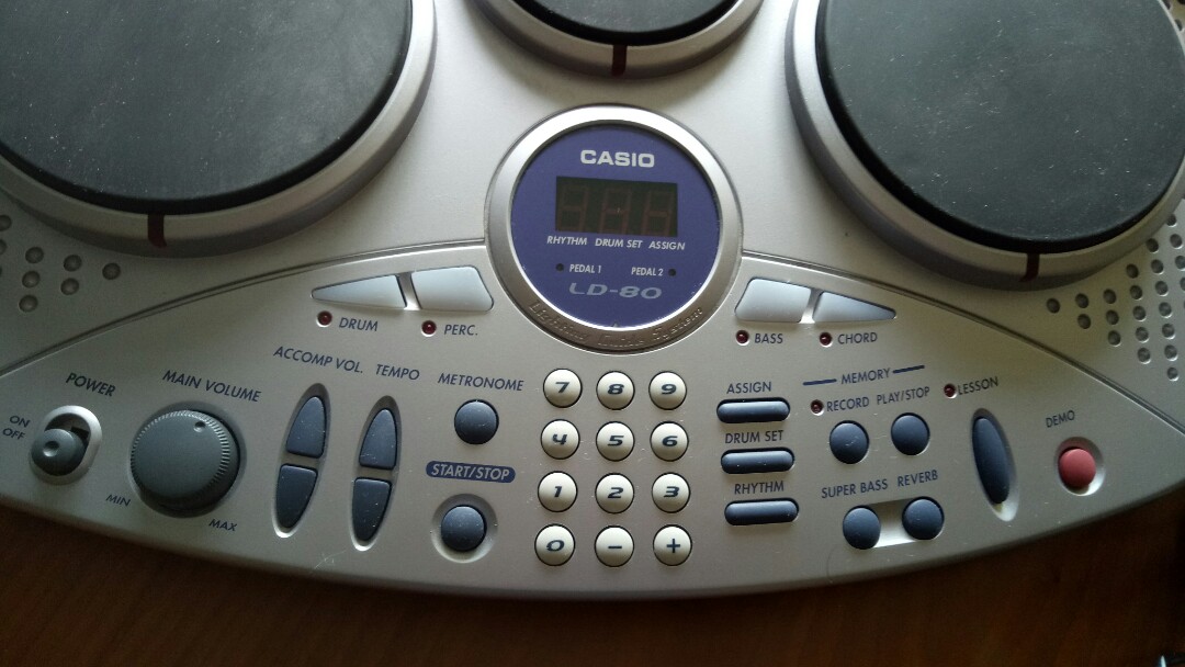 Casio LD-80 Electric Drum Set, Hobbies & Toys, Music & Media, Musical ...