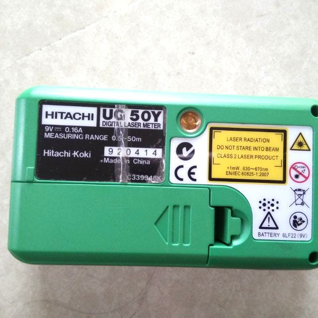 Hitachi Digital Laser Meter UG 50Y, Computers & Tech, Printers ...