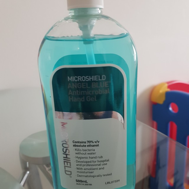 Microshield Angel Blue Antimicrobial Hand Gel, Babies & Kids, Bathing ...