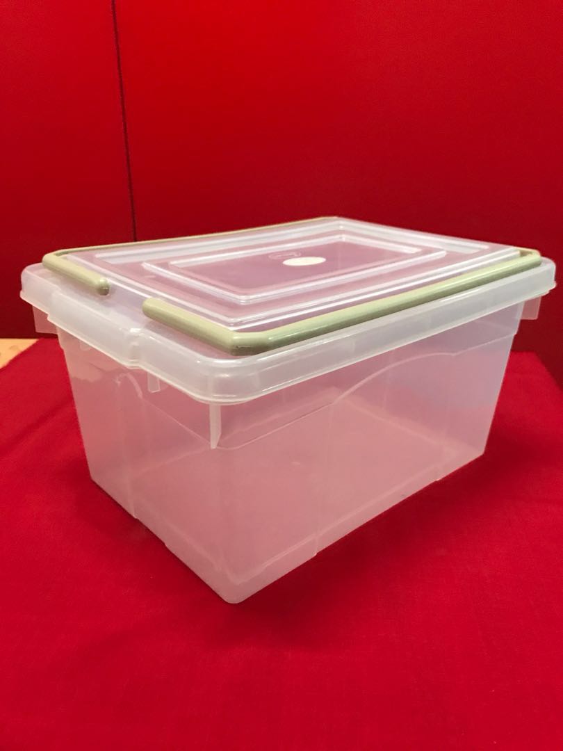 Plastic Container (3 pcs) 30cm x 20 cm x 15cm, TV & Home Appliances ...