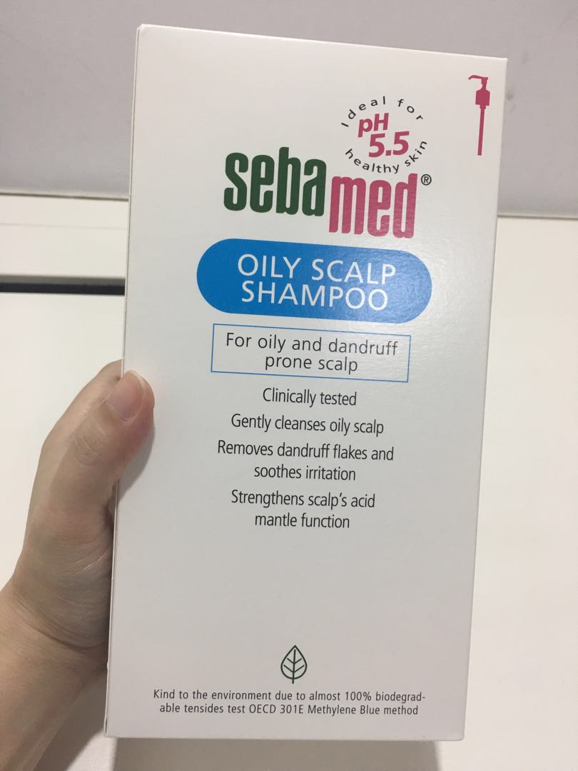 Seba Med Sebamed oily scalp shampoo 1000 ml, Health & Nutrition, Health ...