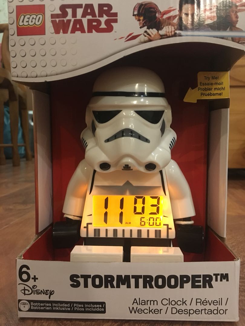 Star Wars Lego Alarm Clock, Hobbies & Toys, Toys & Games on Carousell