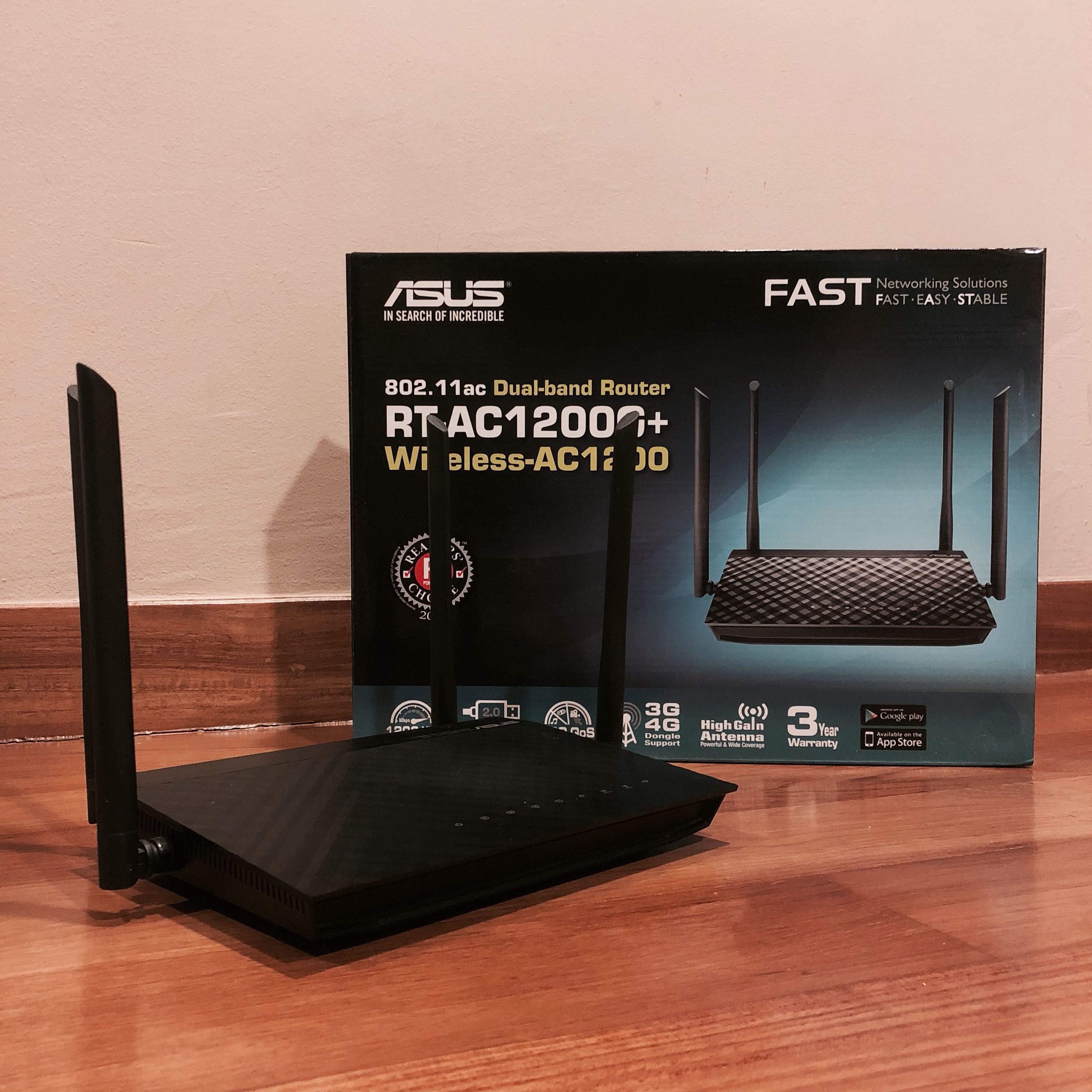 ASUS RT-AC1200G+ Wireless Dual Band Router, Computers & Tech, Parts ...