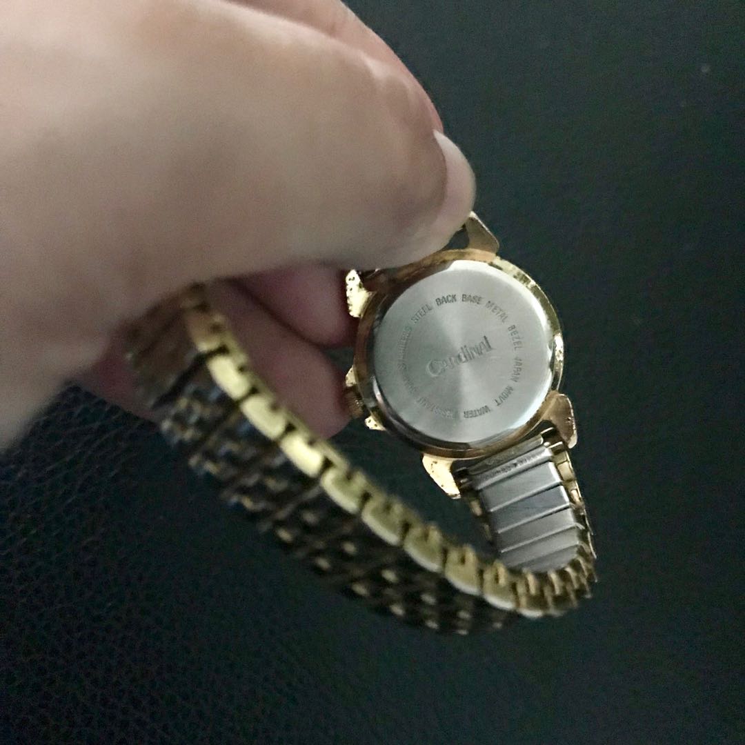 Cardinal Watch Gold plated, Women's Fashion, Watches & Accessories ...