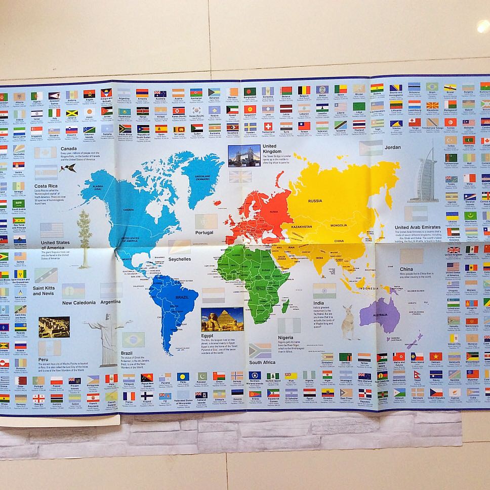 Educational Toys | Learn about world map | Wotld Map Erasers | World ...