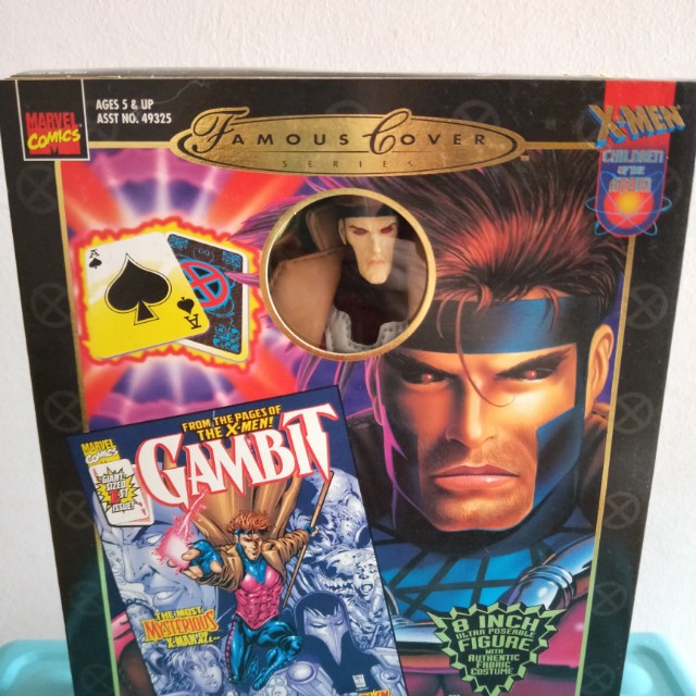 Marvel Famous Cover Series Gambit (8 inch fig), Hobbies & Toys, Toys ...