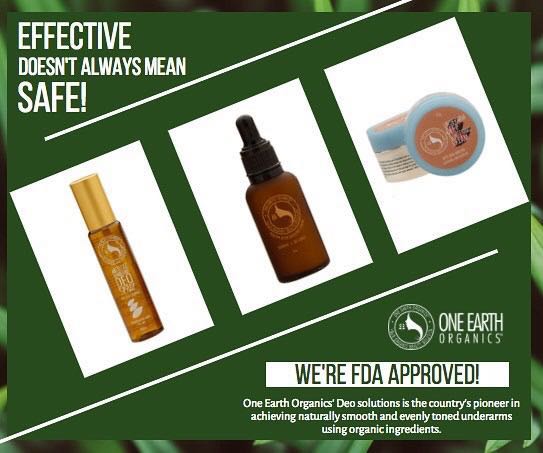 One Earth Organics Underarm Theraphy Complete Set, Beauty & Personal ...