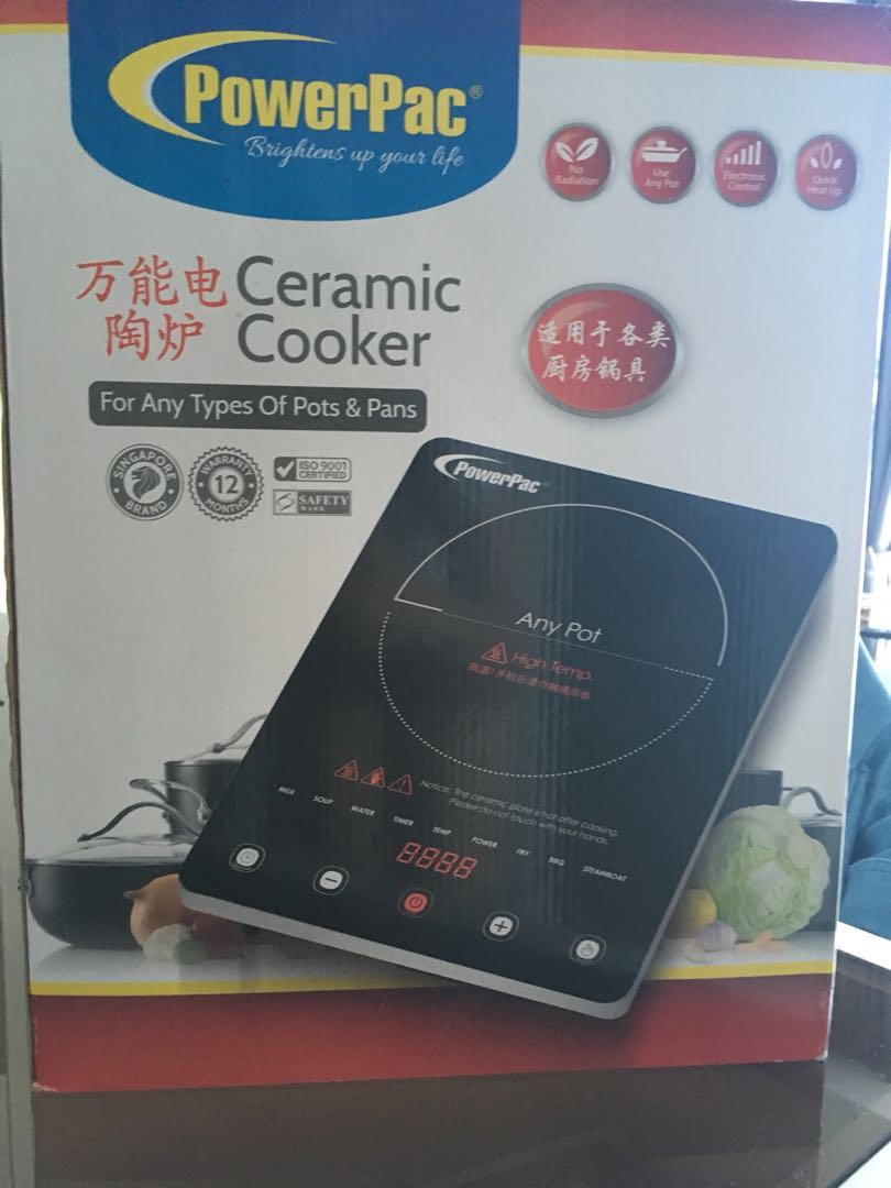 Powerpac induction cooker, TV & Home Appliances, Kitchen Appliances ...