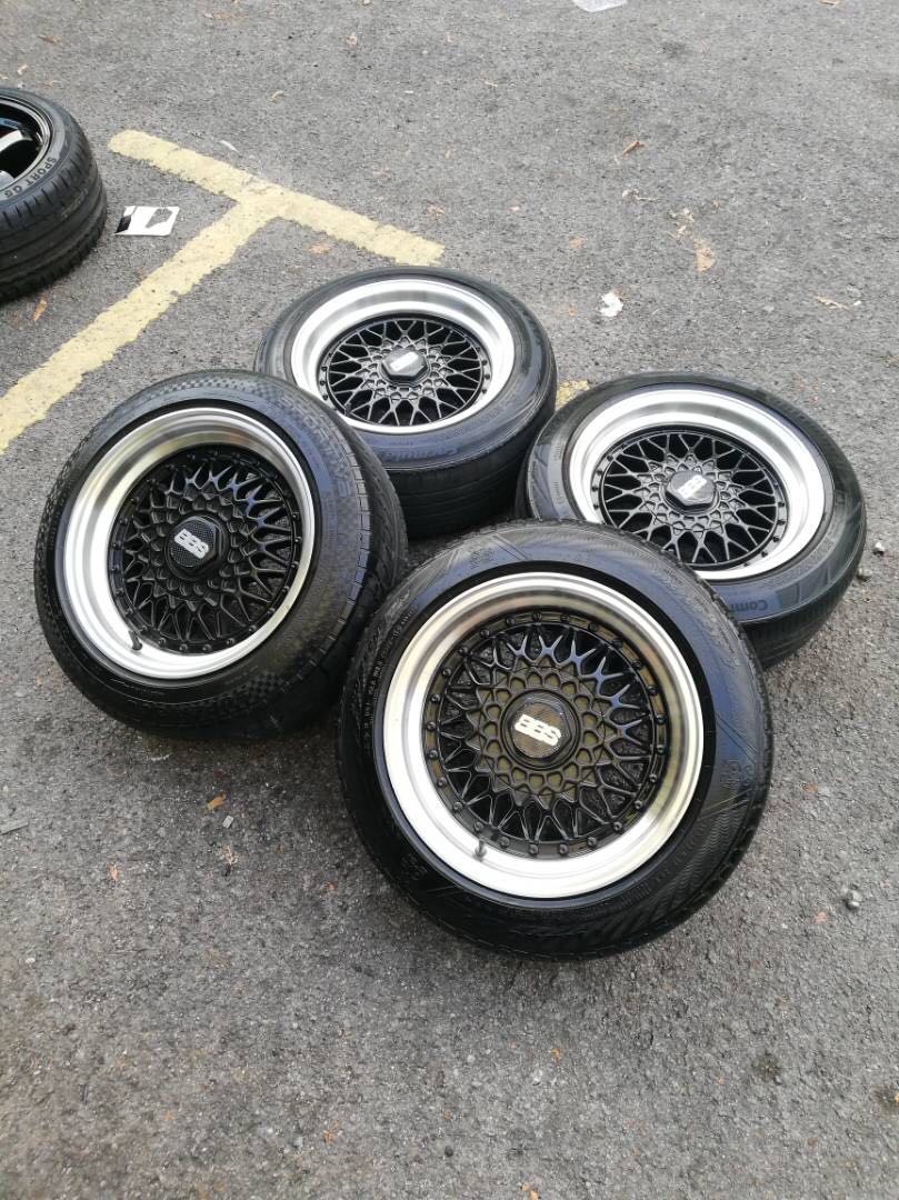*below market* bbs rs 15 inch sports rim wira tyre 70%. Kalau ada kawan ...