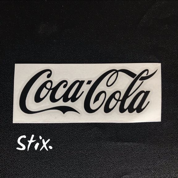 Coca Cola Vinyl Cut Sticker, Motorcycles, Motorcycle Accessories on ...
