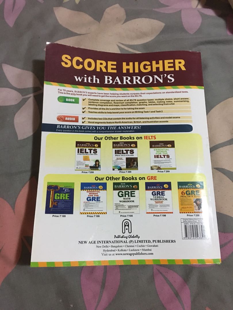IELTS Barron's complete guide, Hobbies & Toys, Books & Magazines ...