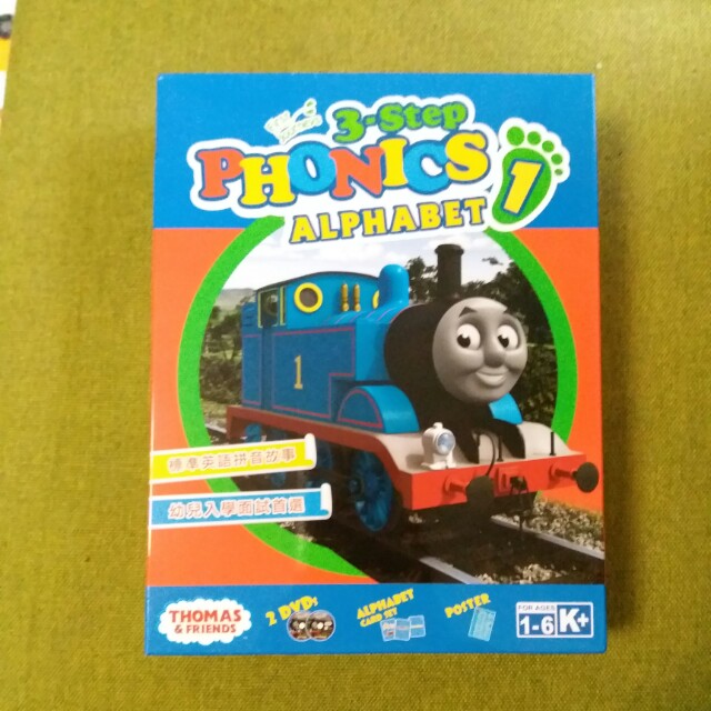 Thomas 3-step Phonics 1 Alphabet, 興趣及遊戲, 書本 & 文具, 小朋友書 - Carousell