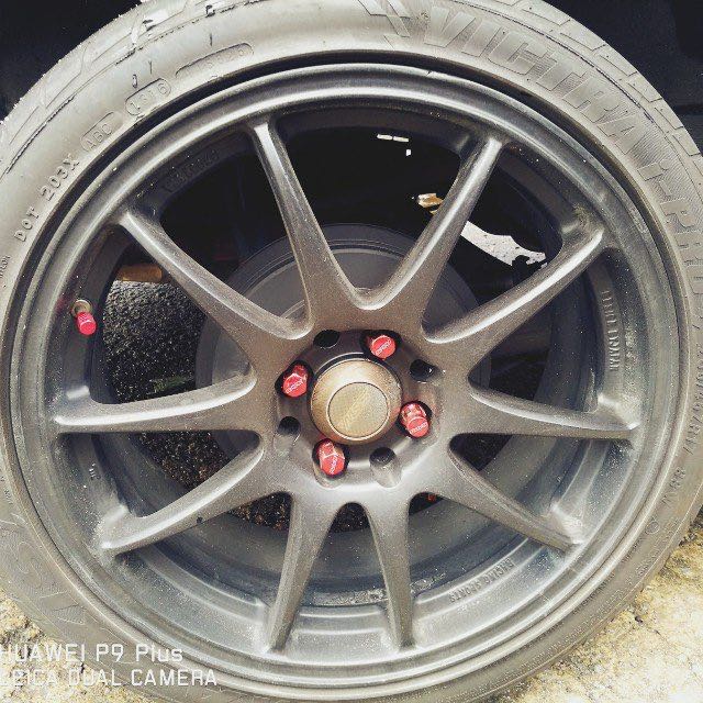 Volk Emotion 17inch 7JJ Sport Rim, Auto Accessories on Carousell