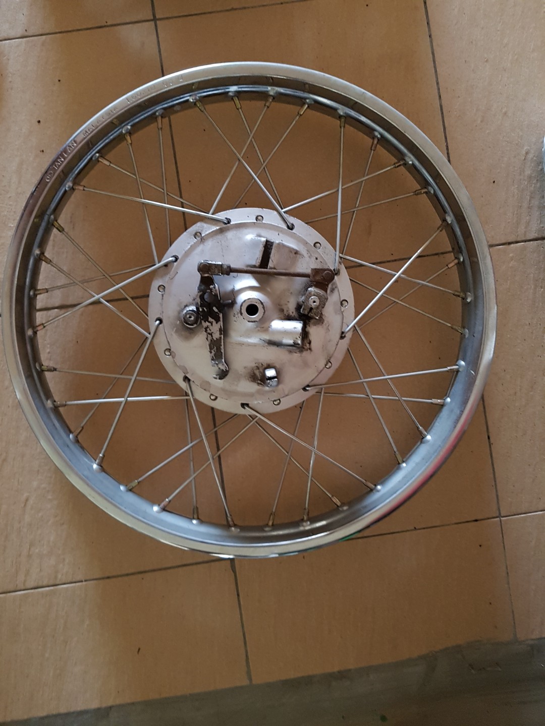 Yamaha RD125 wheel Assembly, Motorcycles, Motorcycle Accessories on ...