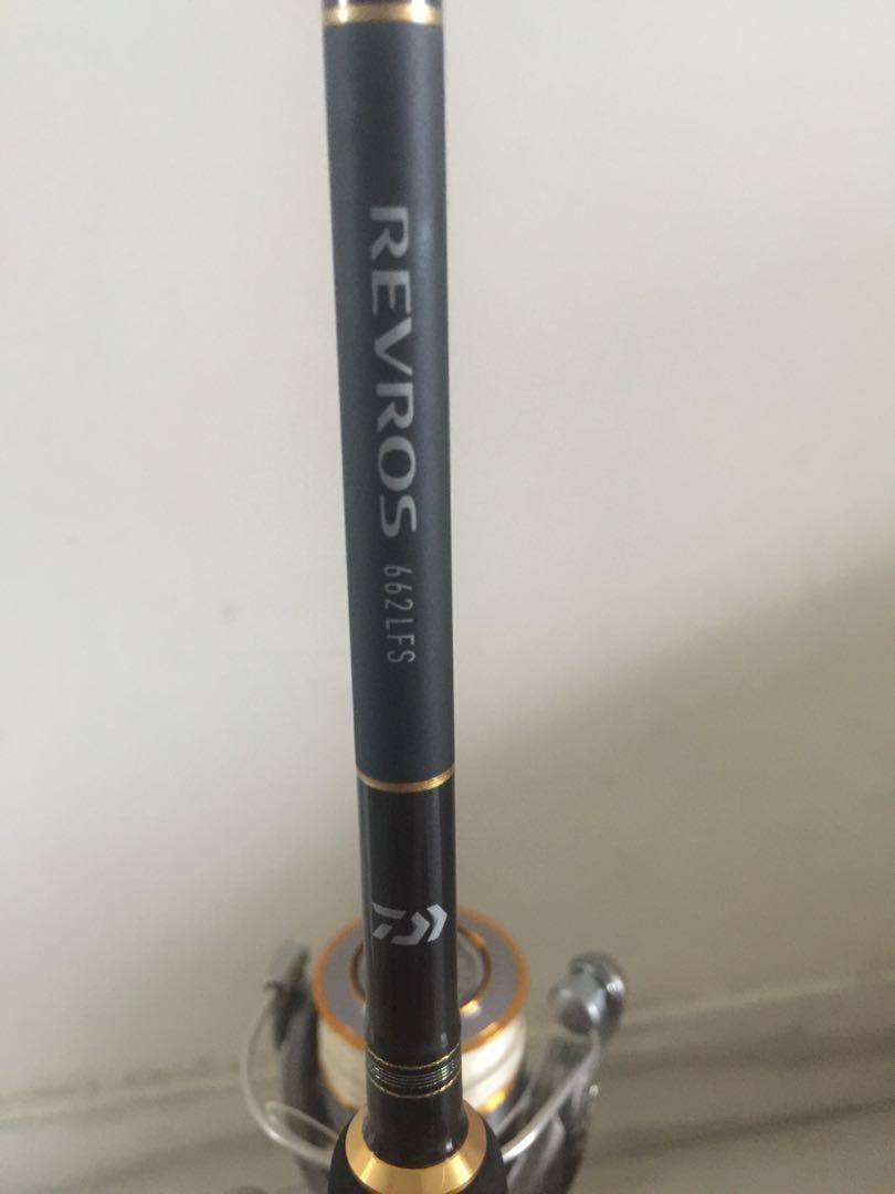 Daiwa Revros fishing Rod 6'6 & Reel 2500 combo, Sports Equipment ...