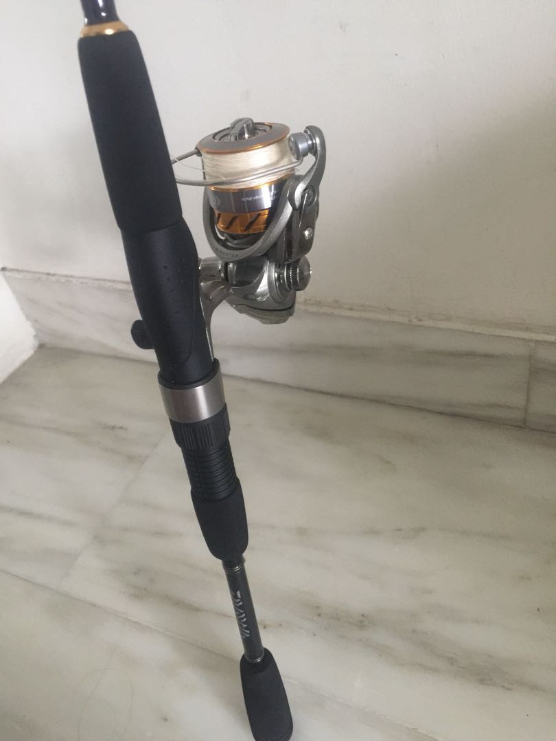Daiwa Revros fishing Rod 6'6 & Reel 2500 combo, Sports Equipment ...