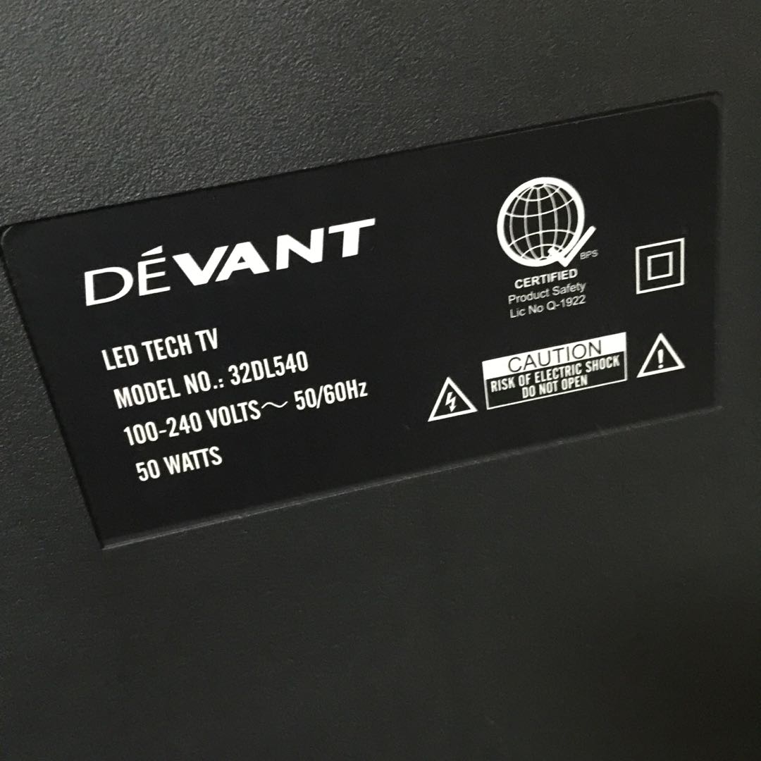 Devant LED TV 32 inches Broken Lcd, TV & Home Appliances, TV ...