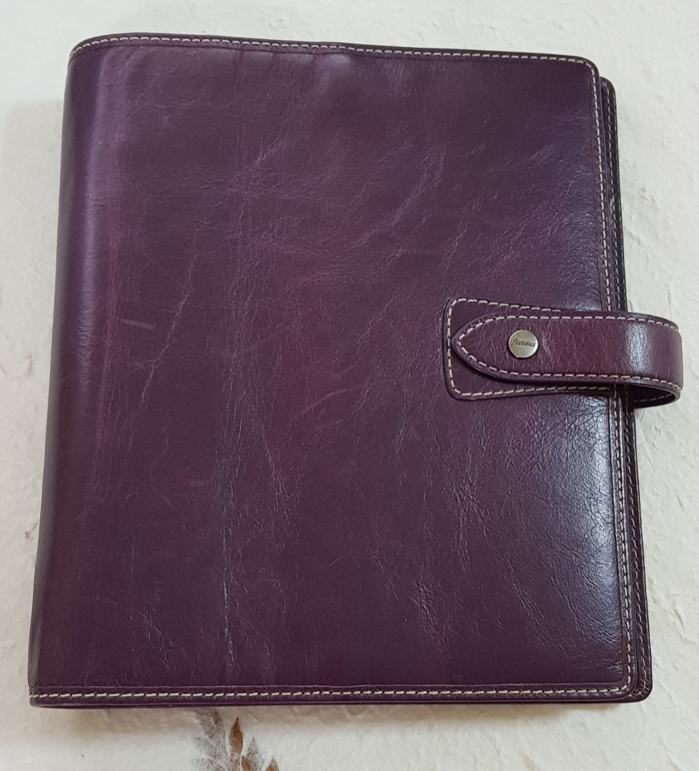 Filofax Malden Purple A5 Planner/Organiser, Hobbies & Toys, Stationery ...