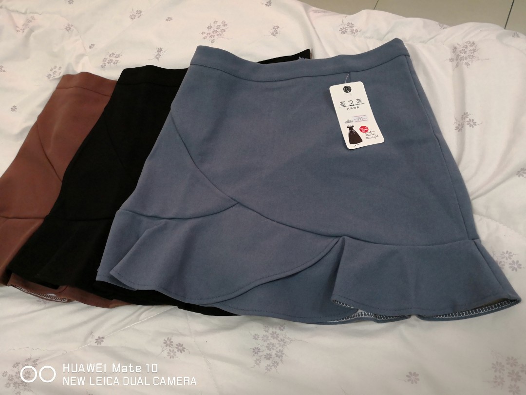 Fish tail short skirts, Women's Fashion, Bottoms, Skirts on Carousell