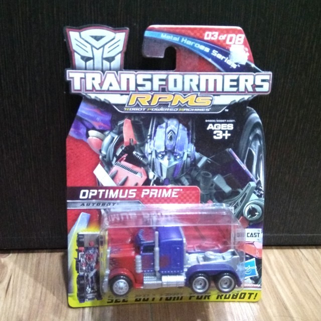 Hasbro Transformers RPMs Optimus Prime - Diecast Vehicle, Hobbies ...