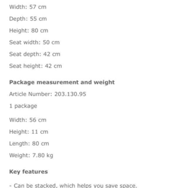 New! IKEA Falholmen Garden -1 Chair & cushion, Furniture & Home Living ...