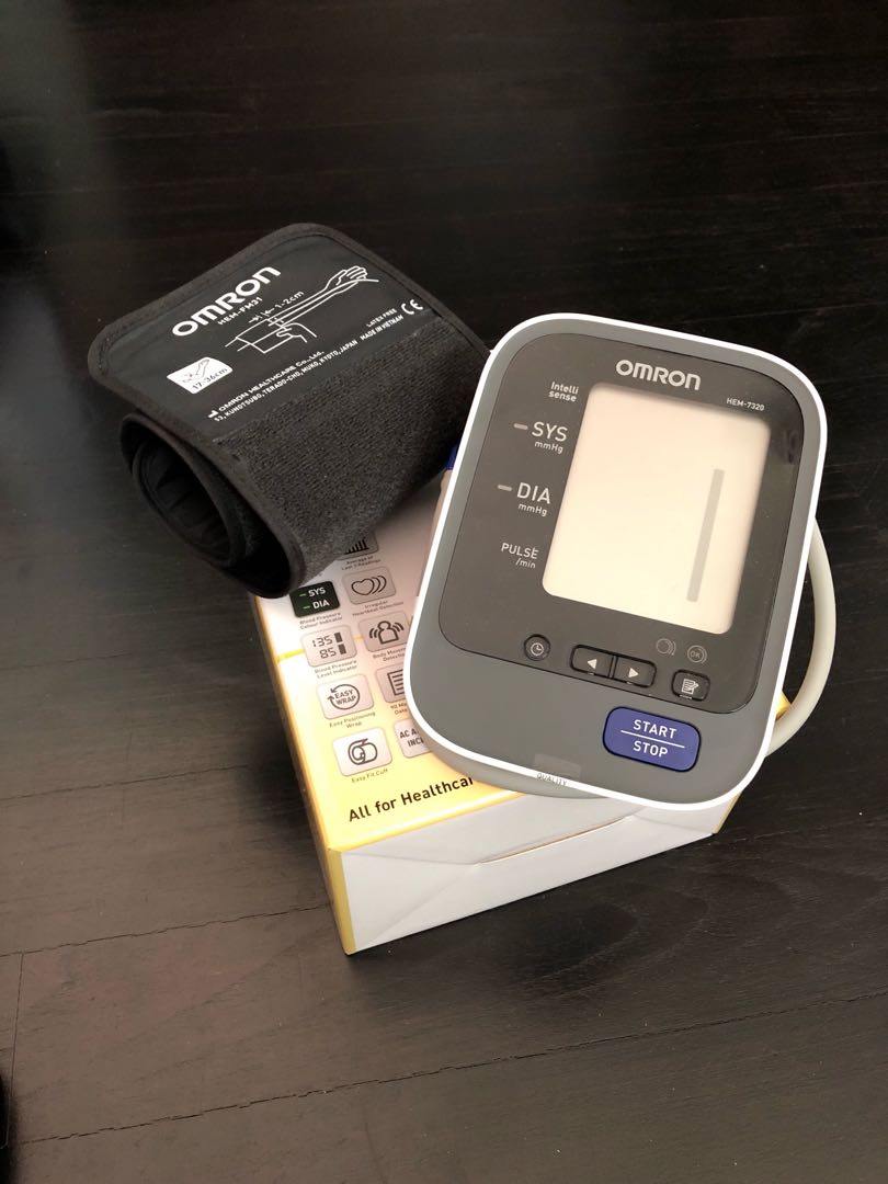 OMRON "Ultra Premium" Blood Pressure Monitor, Health & Nutrition ...