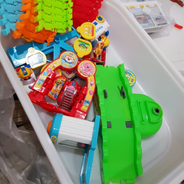 Pororo toy train set, Hobbies & Toys, Toys & Games on Carousell