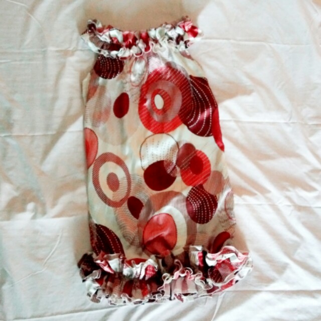 Ruffle Dress, Fesyen Wanita, Pakaian Wanita, Gaun & Rok di Carousell