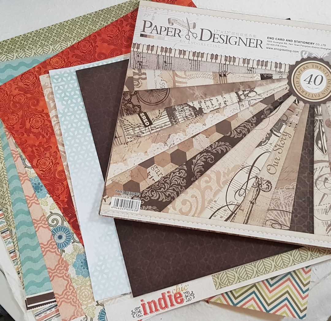 Scrapbook Paper, Hobbies & Toys, Stationery & Craft, Craft Supplies ...