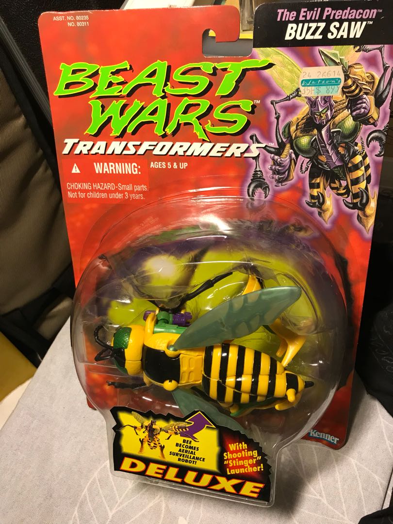 變形金剛Transformers beast wars BUZZ SAW, 興趣及遊戲, 玩具 & 遊戲類 - Carousell