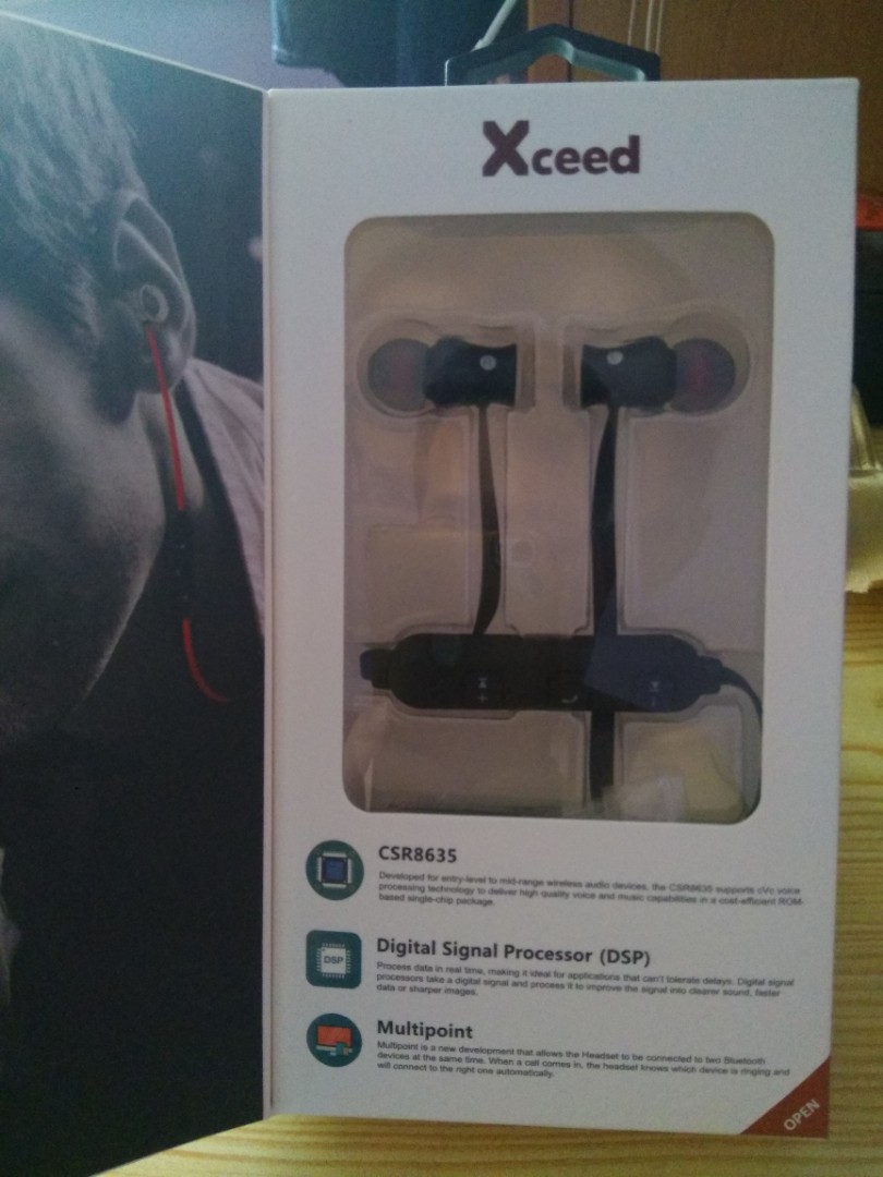 Xceed Magnetic Wireless Stereo Headset, Audio, Headphones & Headsets on Carousell