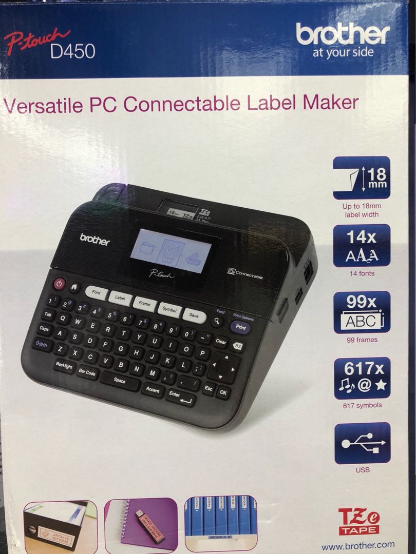 Brother D450 Label printer, Computers & Tech, Printers, Scanners ...