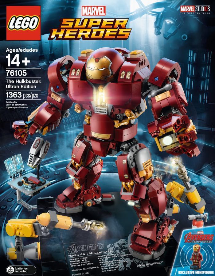 *Bundle* Lego 76105 The Hulkbuster : Ultron Edition and Lego Iron Man ...