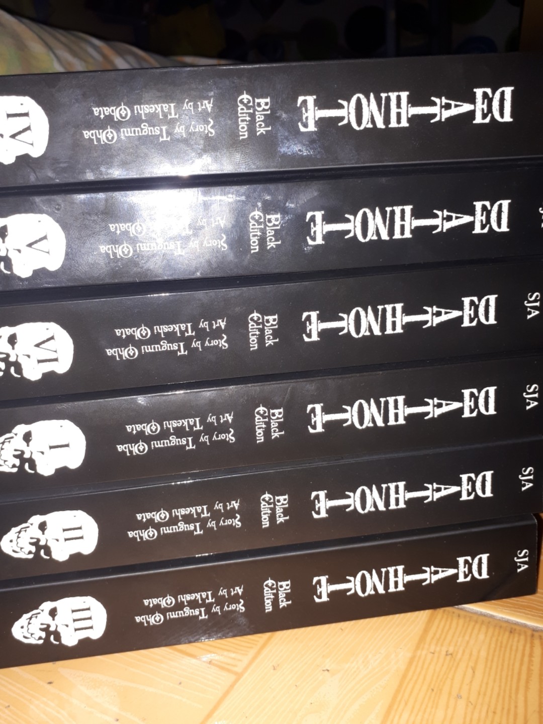 Death Note black edition (complete set) vol. 1-6, Hobbies & Toys, Books ...