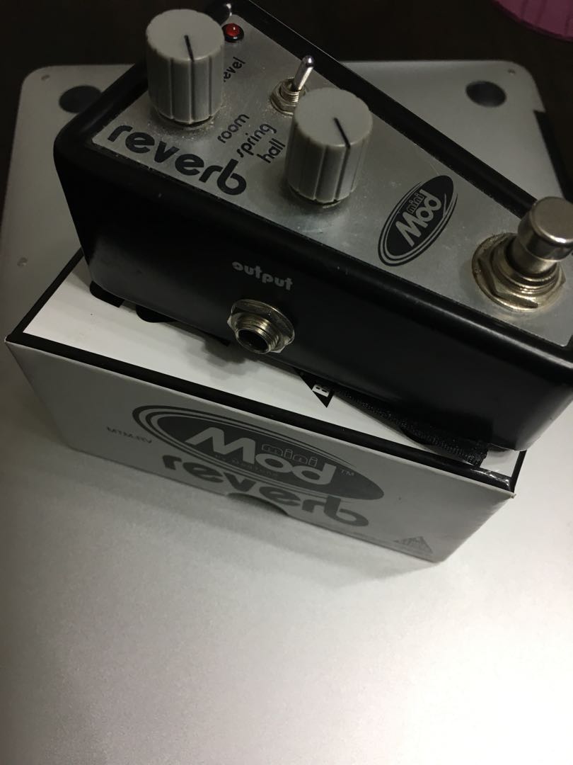 Modtone Mini-Mod Reverb Guitar Pedal, Hobbies & Toys, Music & Media ...