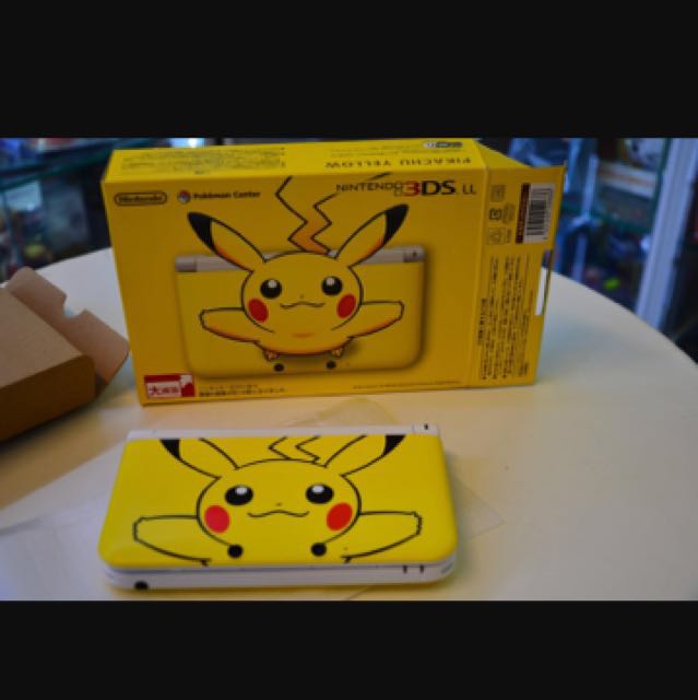 Pokemon Pikachu 3DS XL/LL Console plus Games, Video Gaming, Video Game ...