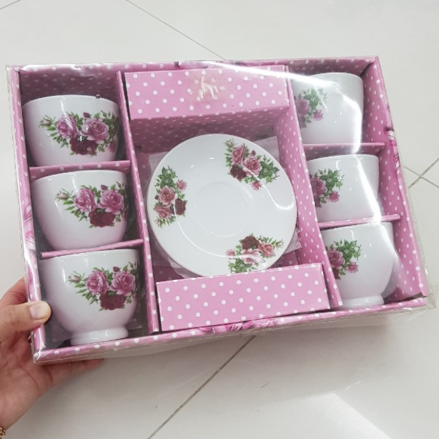 English tea Cups set, Furniture & Home Living, Kitchenware & Tableware ...