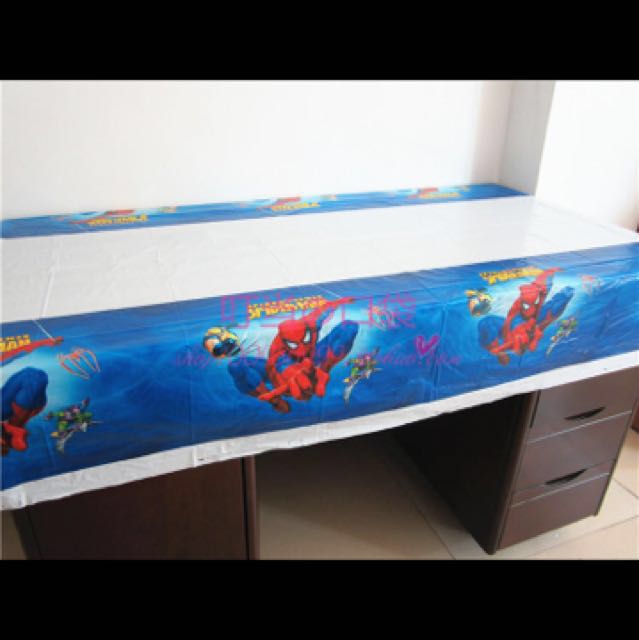 Spider-Man Birthday Table Cloth, Babies & Kids, Baby Nursery & Kids ...