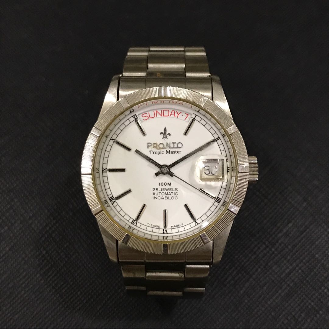 Vintage Pronto Tropic Master Watch, Women's Fashion, Watches ...