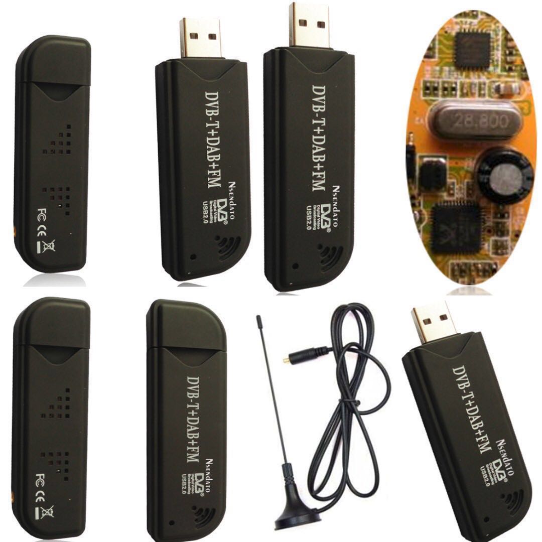 BRAND NEW! USB 2.0 DAB FM DVB-T Radio Dongle Stick Digital TV Tuner ...