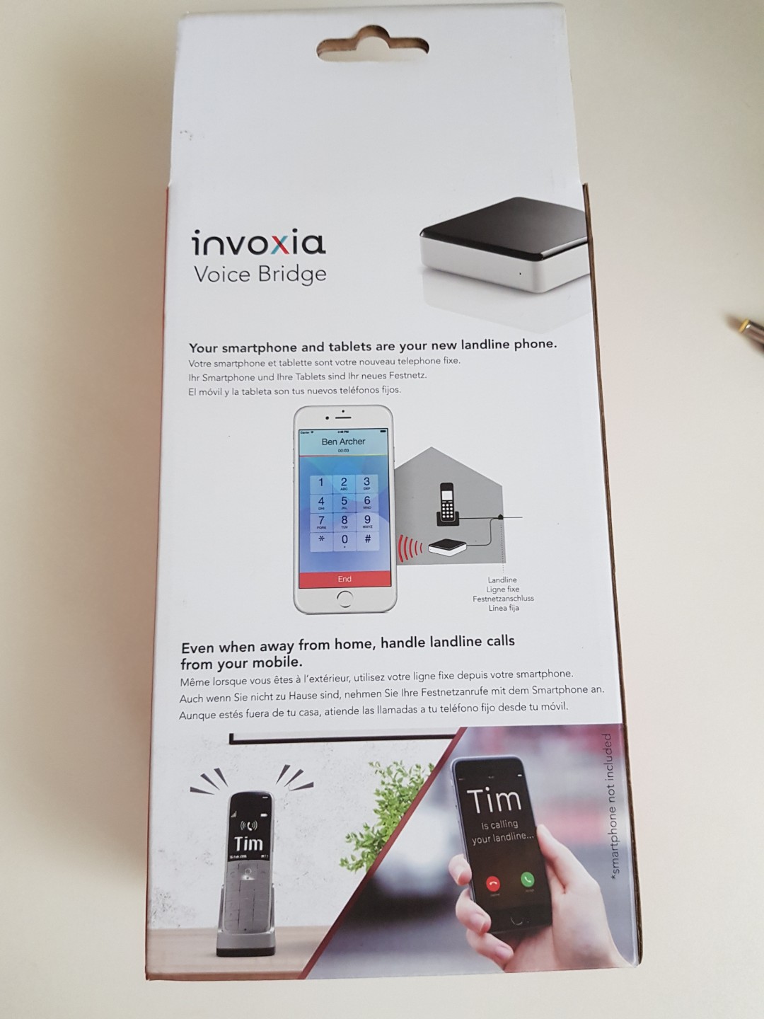 invoxia Voice Bridge VoIP gateway, TV & Home Appliances, TV & Entertainment, Entertainment ...